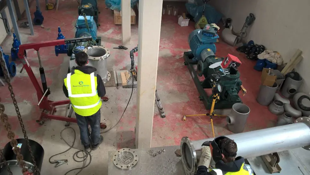 March 2018 - Inside the High Lift Pump House | Guernsey Water